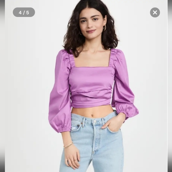 Veronica Beard | Tops | Never Worn Veronica Beard Kayla Puff Sleeve Top ...